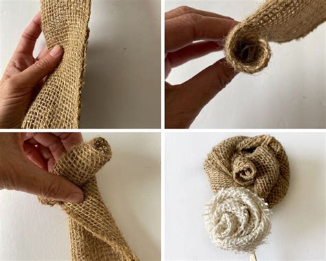 How To Make Burlap Flowers Easy DIY Tutorials