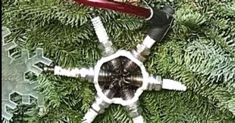 Spark Plug Snowflake By Makerneer Download Free Stl Model