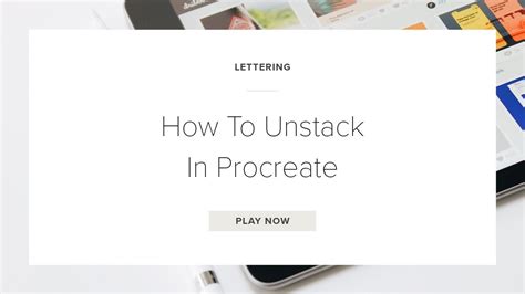How To Unstack In Procreate Youtube