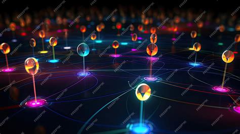 Premium Ai Image Wireless Sensor Networks Solid Color Background