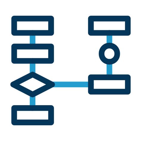 Flowchart Generic Color Outline Icon