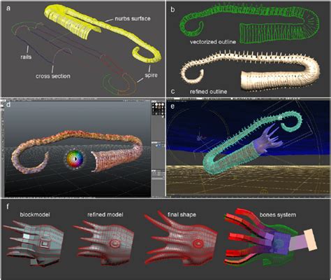 A Visualisation By Final Rendering In Nurbs Model Editor And 3d