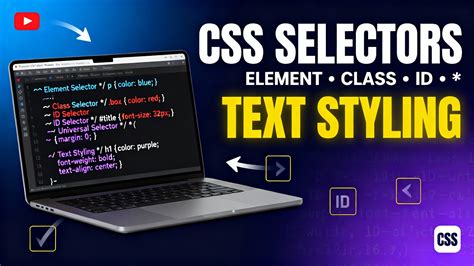 Css Selectors Explained Element Class Id Universal Text Styling