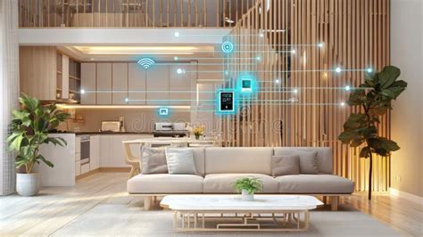 Exploring The Future Of Smart Living Rooms With Iot Technology In Everyday Life Stock