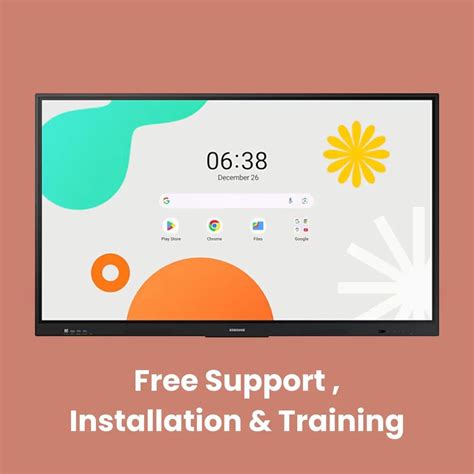 Samsung Waf Interactive Flat Panal 86inch At ₹ 240000piece Smart Interactive Flat Panel In