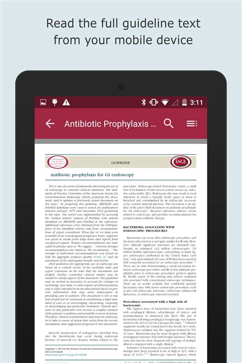 Asge Clinical Guidelines Apk For Android Download