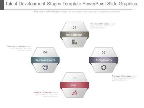 Talent Development Stages Template Powerpoint Slide Graphics