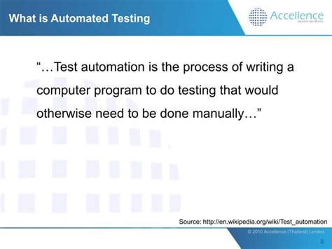 Automated Testing Web Application Pptx