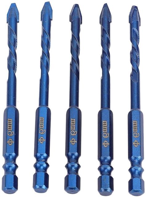 5 Delige Boorset 6 Mm Met Hoge Hardheid En Schuine Kop Voor Beton En