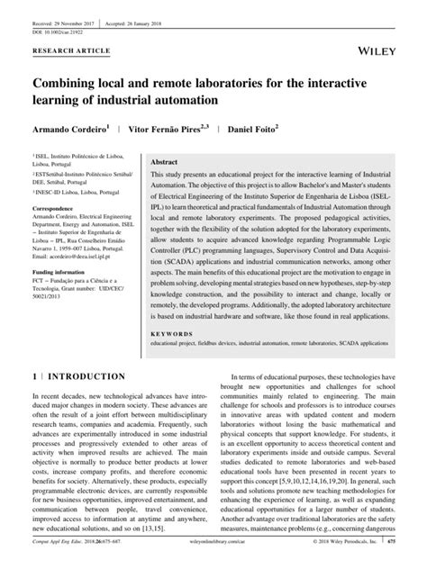 combining local and remote laboratories for the interactive learning of