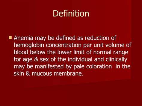 Anemia Ppt