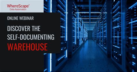 Revolutionize Your Data Management With Wherescapes Automated Documentation Wherescape Data