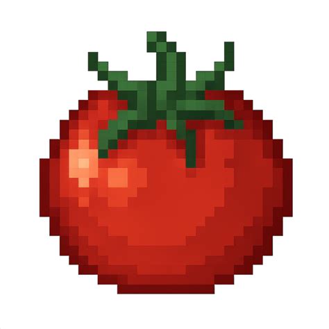 Simple Pixel Art Tomato Illustration For Creative Projects 70127989 Png