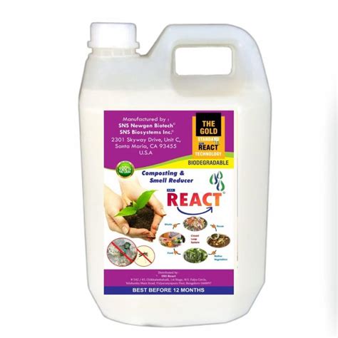 Sns React Composting And Smell Reducer Liquid At Rs 2200piece Composting And Smell Reducer