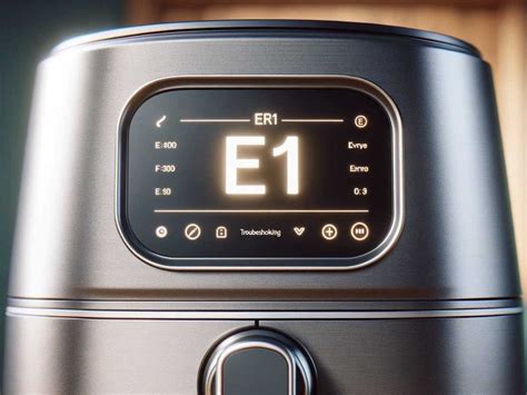 E1 Error Code On Air Fryer Quick Fixes