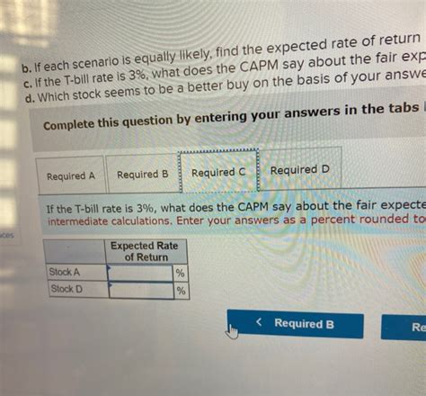 Solved Problem Expected Returns LO Consider The Chegg