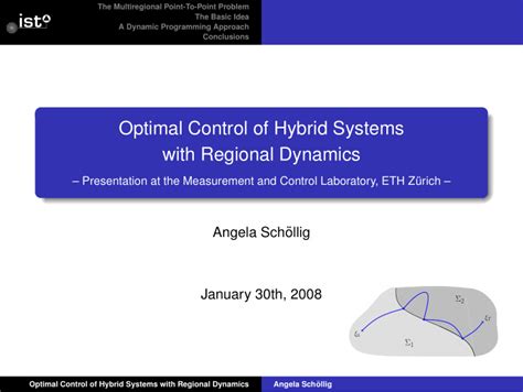 [ppt] optimal control of hybrid systems with regional dynamics