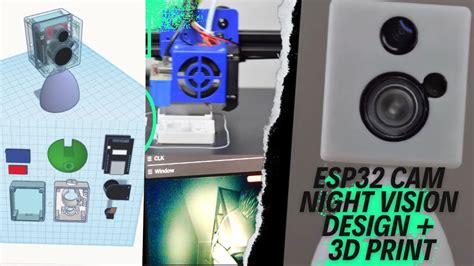 Step By Step Designing A Custom Enclosure For Esp32 Night Vision Camera Youtube