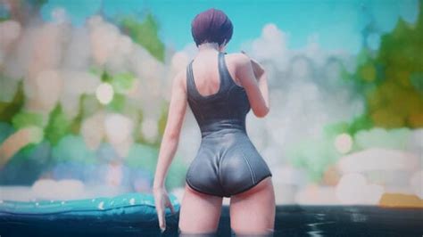 Vr Kanojo Costume Swimsuit Tutleneck Dress Regular Mods Loverslab