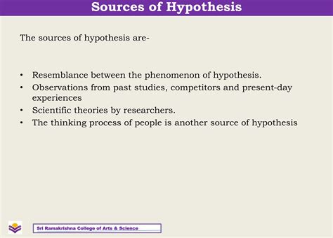 Hypothesis Meaning Types Sources And Functions Pptx Science