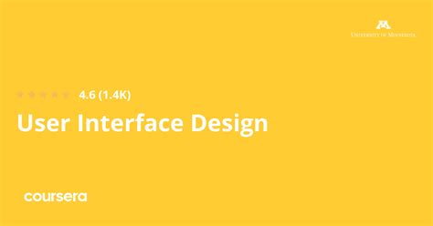 User Interface Design Coursera
