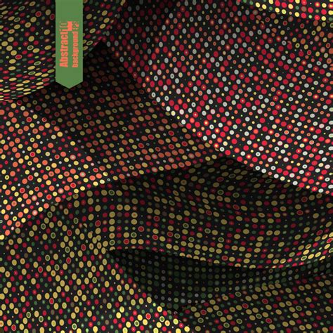 Round Dots Pattern With Abstract Background Vector 01 Free Download