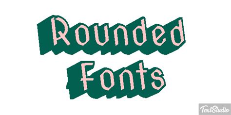 Rounded Fonts Font Animated  Logo Designs