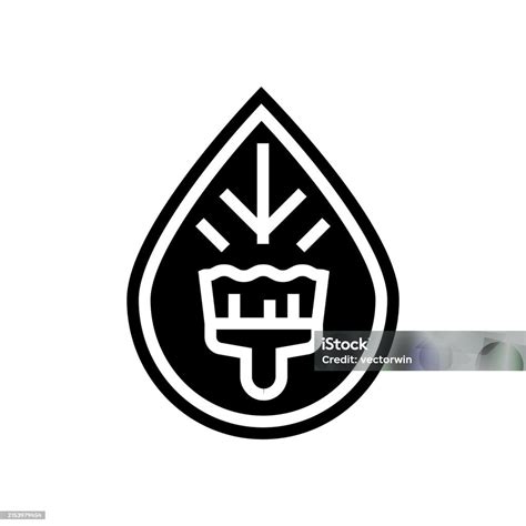 자연 염료 지속 가능한 패션 글리프 아이콘 벡터 일러스트 레이 션 깨끗한에 대한 스톡 벡터 아트 및 기타 이미지 깨끗한