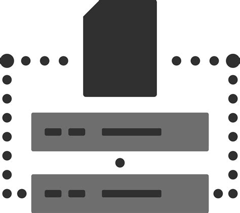 database folder element of web development vector icon development