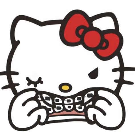 С брекитами Adesivos Bonitos Adesivos Sticker Ícones Fofos