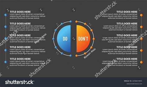 Process Workflow Do Dont Comparison Chart Stock Vector Royalty Free 2258637855 Shutterstock