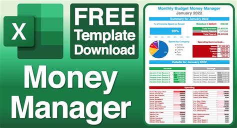 Excel At The Office On Linkedin Template Monthly Money Manager