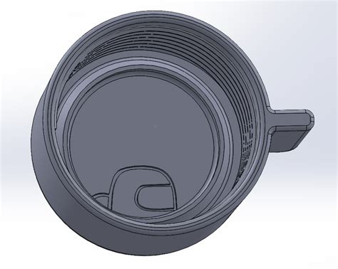 Lost A Water Bottle Cap So I Modeled And 3d Printed A Custom New One