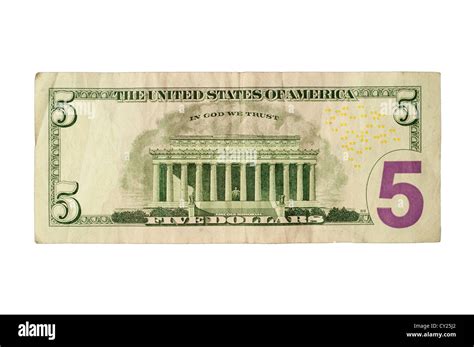 Five Dollar Bill Back