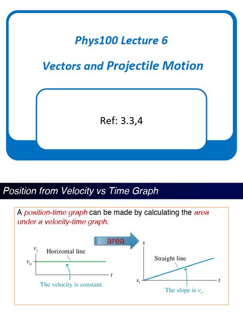 Phys100 Lecture6 2d Kinematics Jan26 2024 Pdf