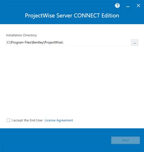To Install ProjectWise Design Integration Server