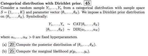 Categorical Distribution With Dirichlet Prior 45