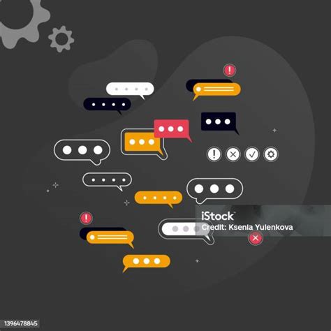 백그라운드에서 프로그래밍 및 통신과 관련된 간단한 멀티 컬러 아이콘으로 웹 사이트 블로그 그래픽 디자인 소셜 미디어 Ui 모바일 앱 벡터 일러스트 레이 션에 적합합니다 0