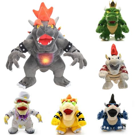 Mario Bros Bowser Plush Dry Bowser Plush Dark Bowser Plush Hot Sex Picture