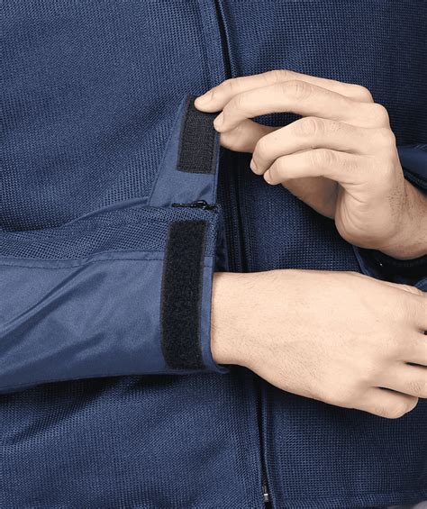 Solace Thrift Mesh Jacket Schema Blue Open Road Pune Riding Gear