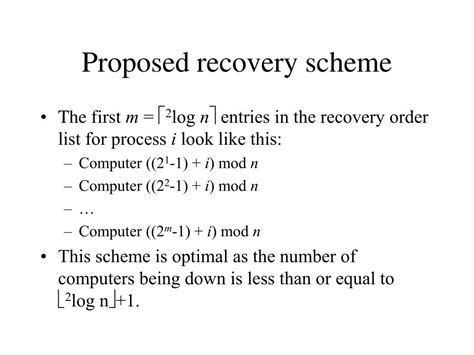 Ppt Optimal Recovery Schemes For Fault Tolerant Distributed Real Time Systems Powerpoint