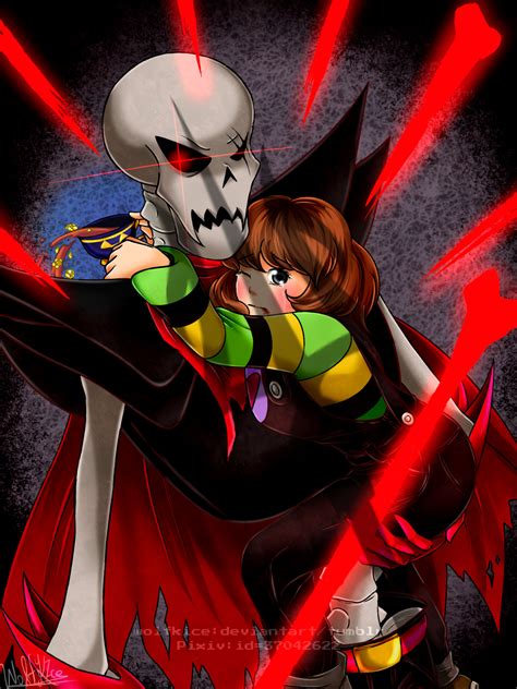 Games And Cartoon Lover Underfell Chara X Papyrus
