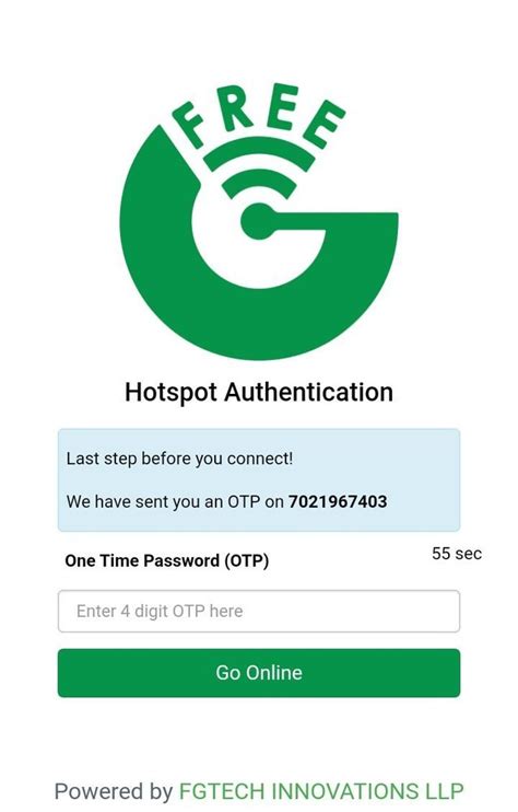 Wireless OTP Based WiFi In India In Mumbai ID