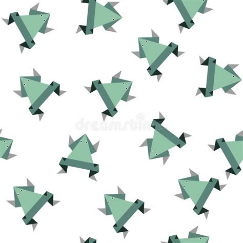 Origami Pattern Stock Vector Illustration Of Cartoon 264894866
