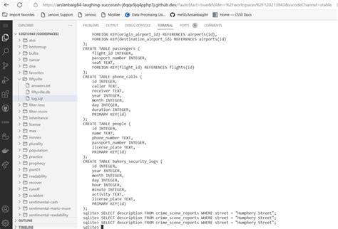 Sqlite Commands Not Running In Terminal Rcs50