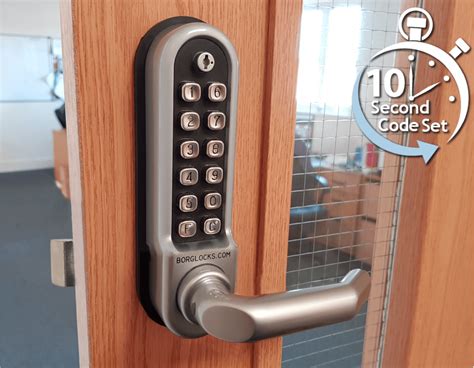BL ECP Medium Heavy Duty Round Bar Handle ECP Keypad With Fittings To Suit Leading