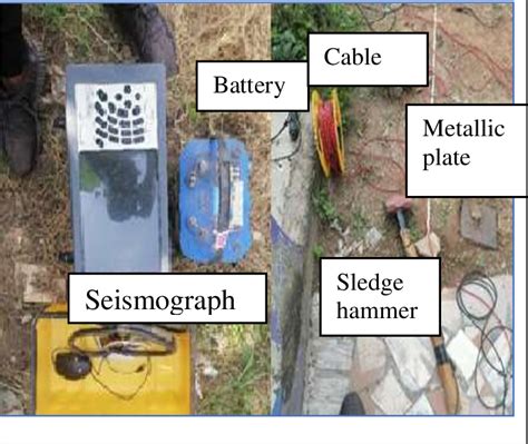 1 Equipment Used For The Seismic Survey Download Scientific Diagram