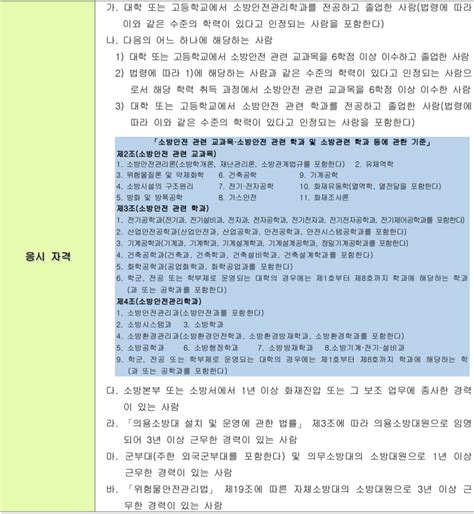 소방안전관리자2급 자격증 시험과목 응시자격 2023년 시험일정 네이버 블로그