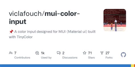 Github Viclafouchmui Color Input 📌 A Color Input Designed For Mui Material Ui Built With
