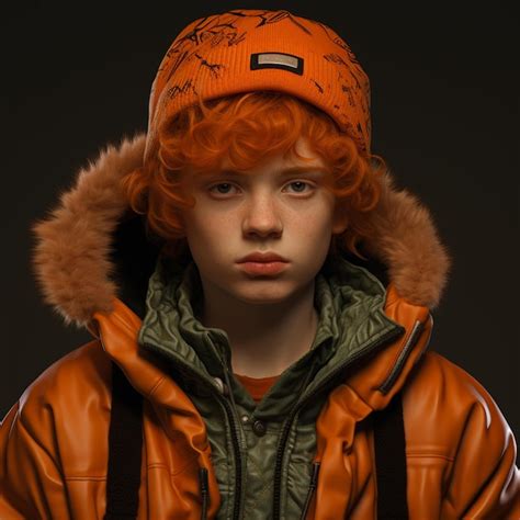 Premium Ai Image Cinematic Photography Of Kyle Broflovski A Ginger Haired 2